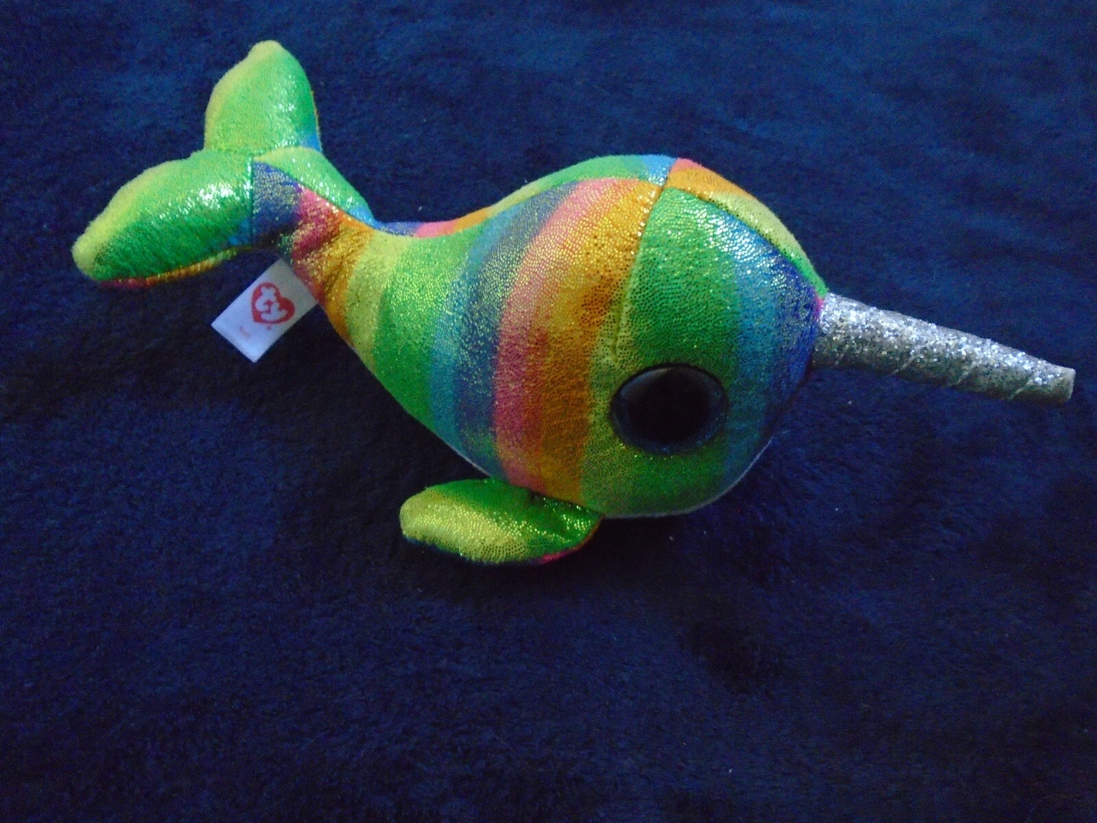 Ty Beanie Boo, Nori the Rainbow Sparkly Narwhale, 2019, No tag | eBay