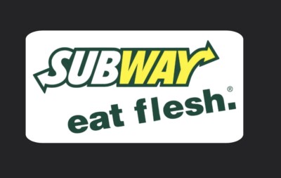Subway Eat Flesh Parody Sticker Great Decal For Laptop Skateboard ...
