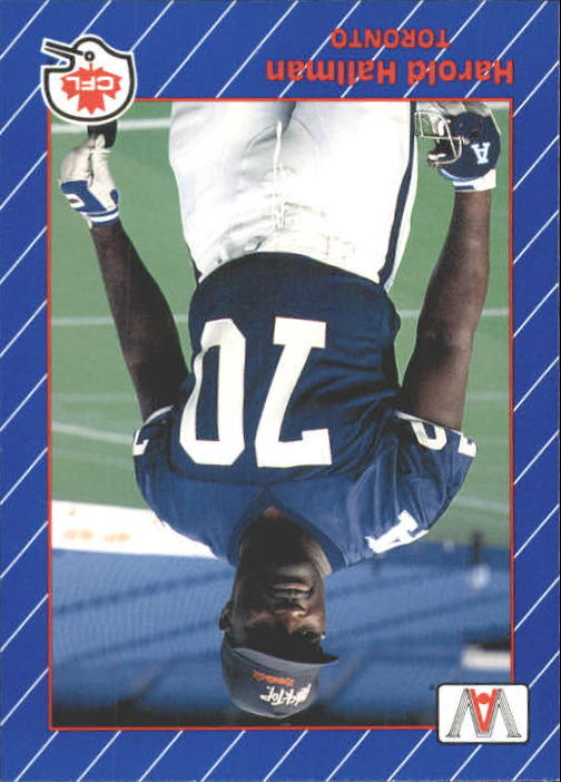 1991 All World CFL French #89 Harold Hallman | eBay