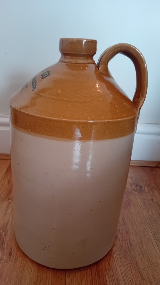large antique stoneware flagon/bottle | eBay UK