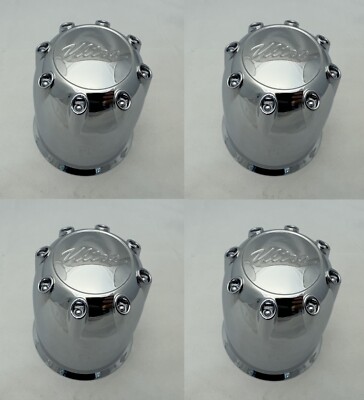 4 - 89-8121 Ultra Wheel Chrome Wheel Center Cap Push Thru | 3.25" | 2 ...