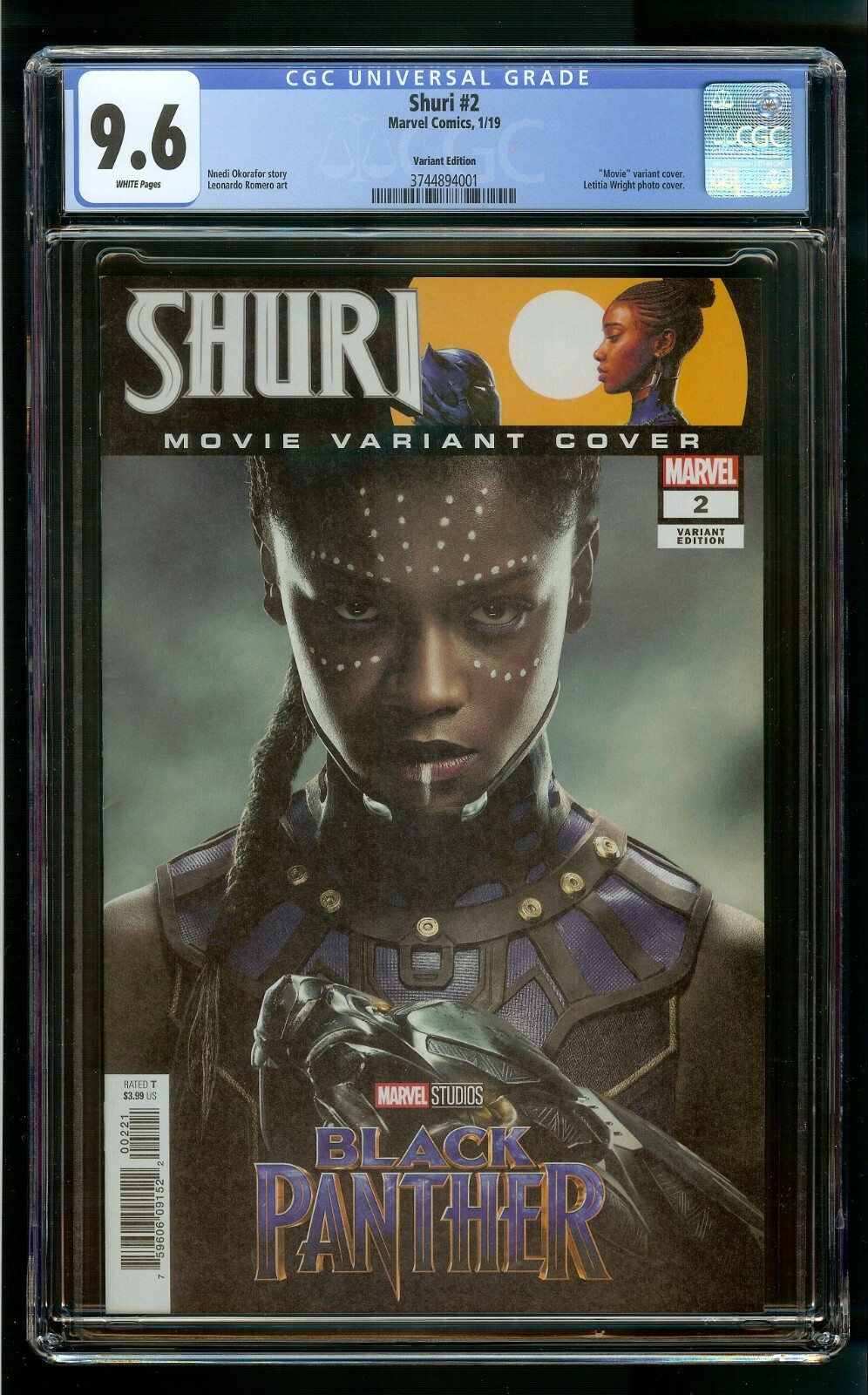 SHURI #2 (2019) CGC 9.6 BLACK PANTHER RETAILER INCENTIVE MOVIE VARIANT 1:10 | eBay