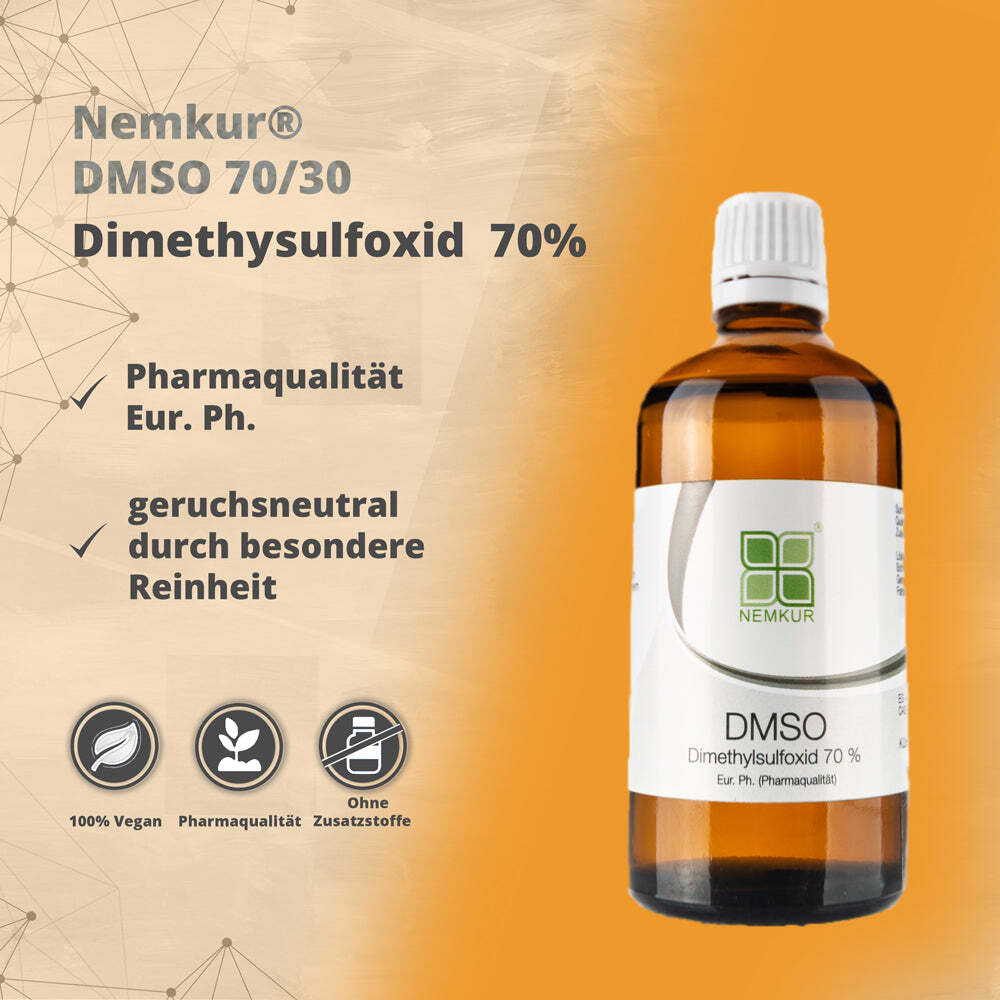 DMSO 70% Spray mit Pipette, Sprühkopf - Dimethylsulfoxid 70% ...