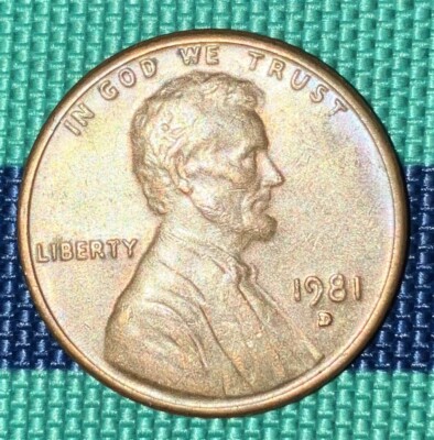 1981 D Lincoln Memorial Penny Coin D Mint DDOR RD Error Rare Filled ...