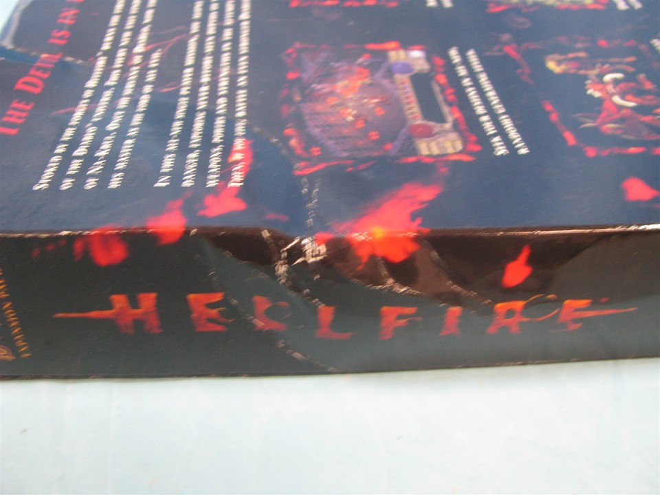 VINTAGE 1997 HELLFIRE: DIABLO EXPANSION PACK - BIG BOX GAME (PC) - Free Shipping | eBay