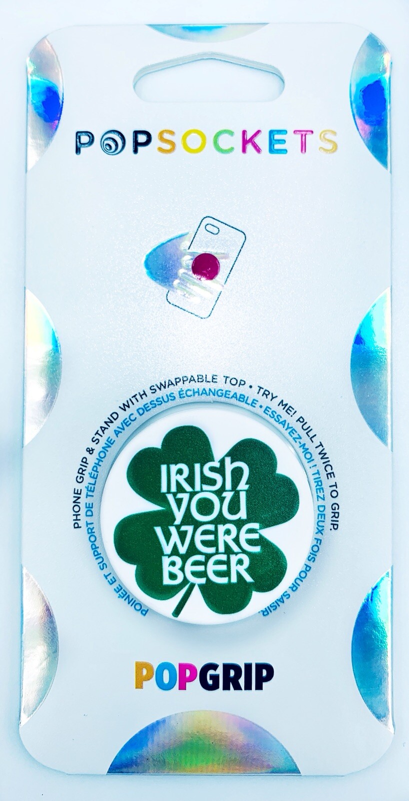 Authentic Popsockets Irish You Were Beer Swappable Top Popsocket Pop ...
