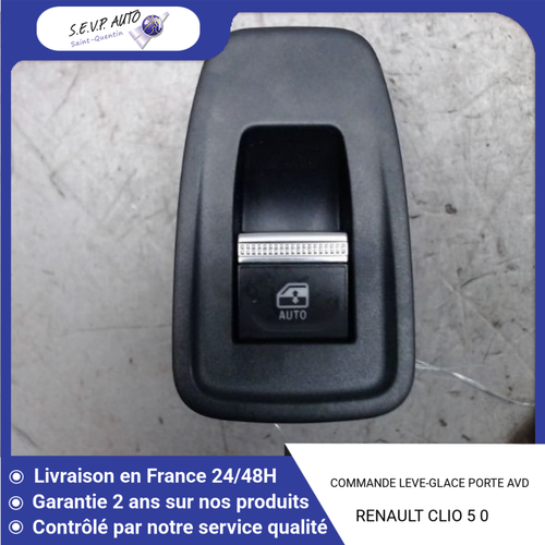 🇫🇷 COMMANDE LEVE-GLACE PORTE AVD RENAULT CLIO 5 🚀 254019868R ...