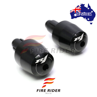 For Yamaha YZF-R1 1998-2017 10 YZF R1M 2015-2017 16 Black R1 Bar Ends ...
