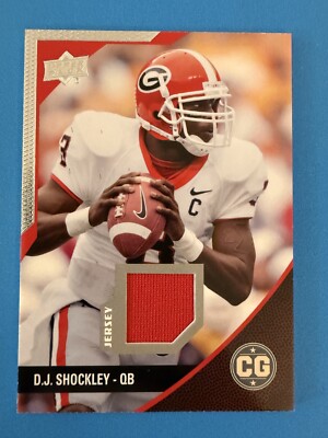 2014 Upper Deck Conference Greats - D.J. Shockley #33 (MEM) Georgia ...