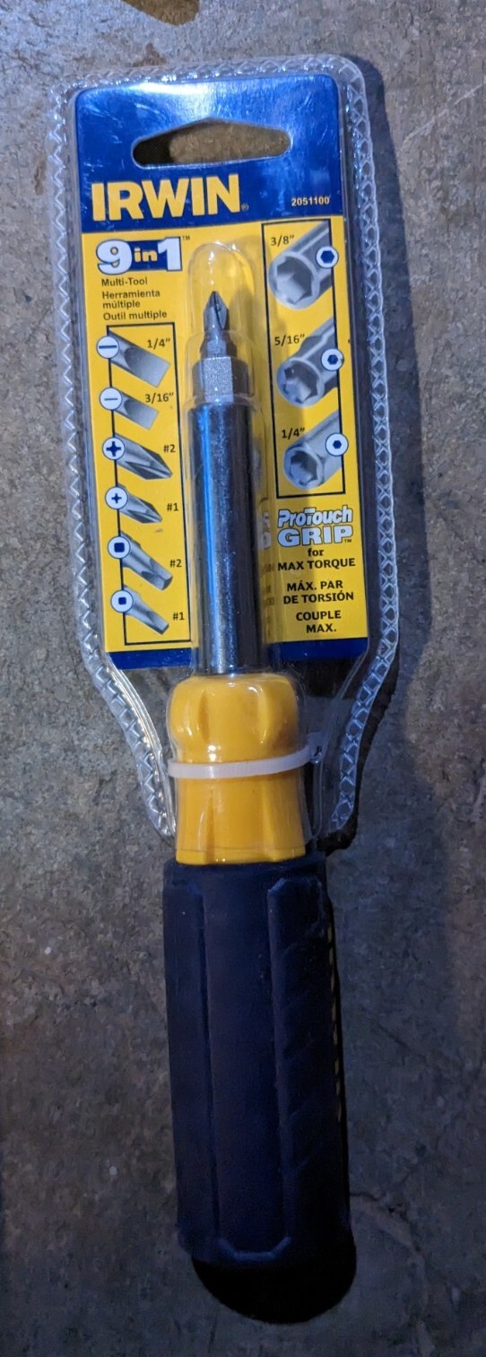 Irwin Tools 2051100 9-in-1 Multi-Tool Screwdriver 758710428934 | eBay