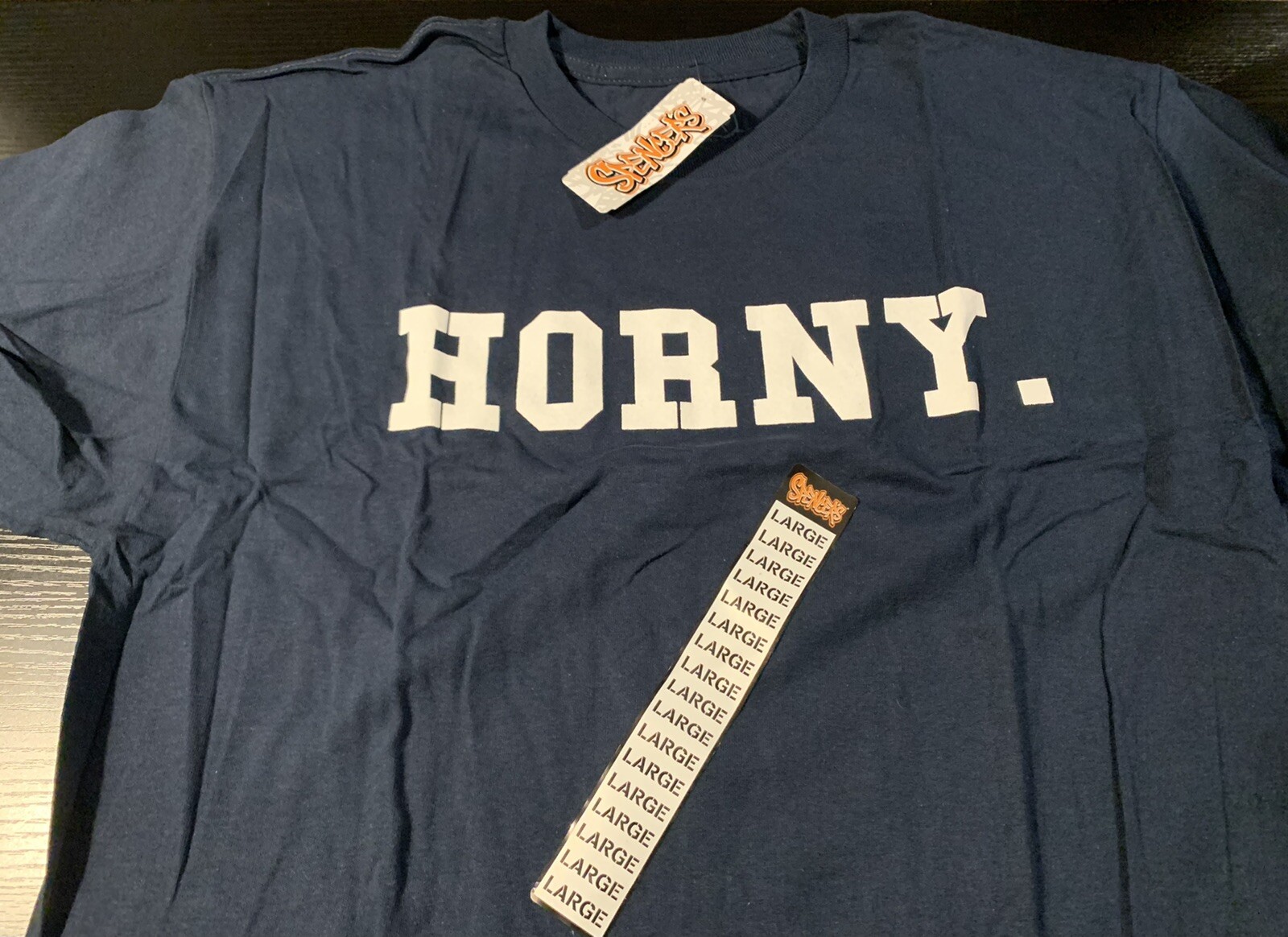 New Vintage Spencer’s Funny Large Shirt - Horny. | eBay