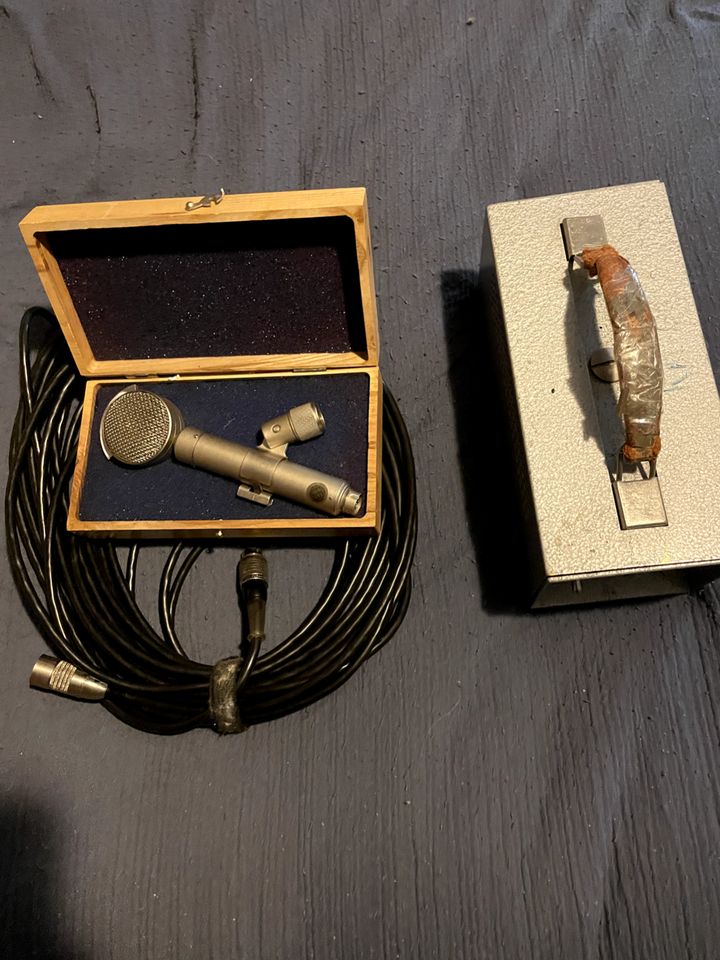 Vintage Neumann KM64 Modified to large capsule by AEG with AC701k tube ...