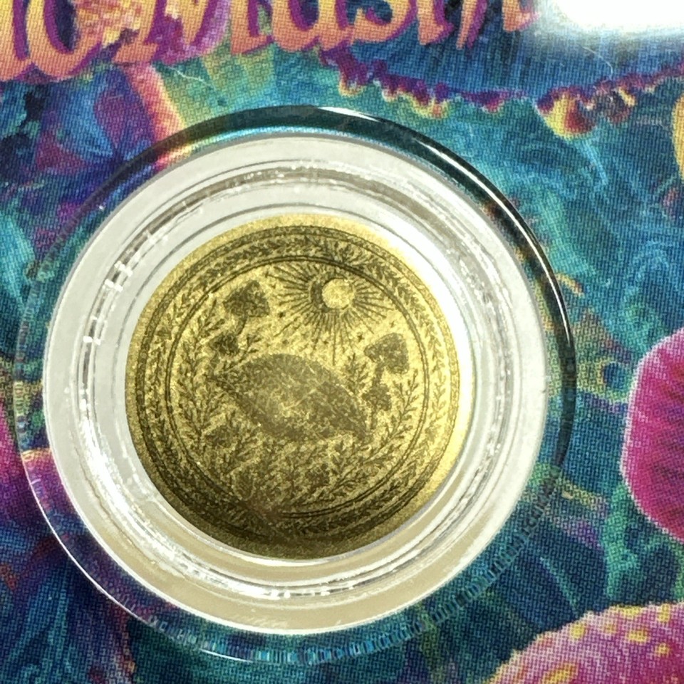 2026 Liberia Magic Mushroom 1/1000 oz .9999 Gold Coin in Card | eBay