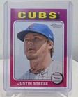 2024 Topps Heritage - Justin Steele #278 Chicago Cubs MLB Baseball | eBay