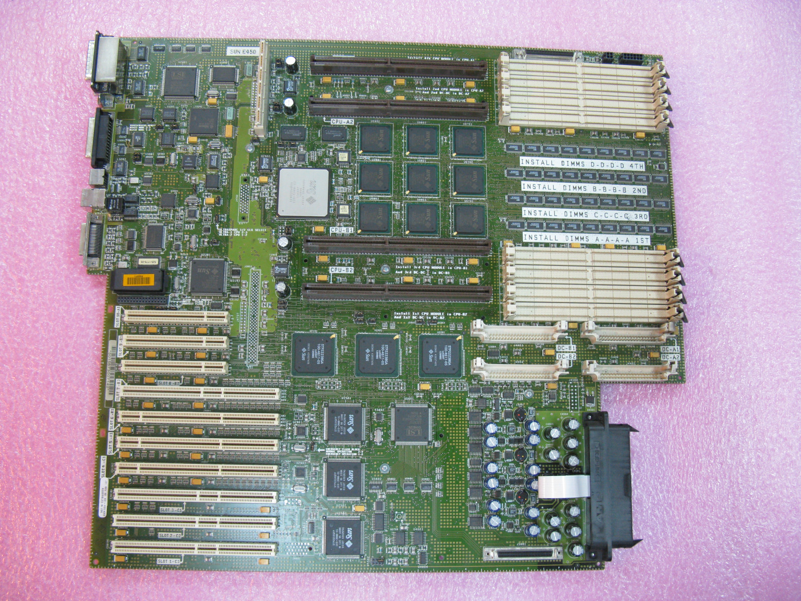 Sun E450 System Board P/N 501-5673 - support 480Mhz cpu | eBay
