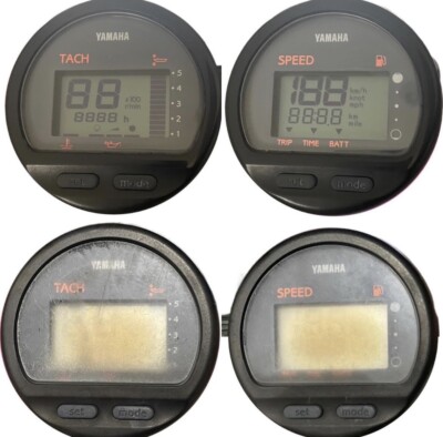 YAMAHA Yamaha Outboard Gauge Cluster LCD Repair Service 6Y5 Speed Tach ...