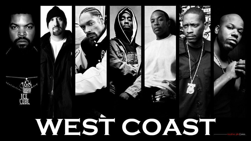 West Coast Rappers Poster