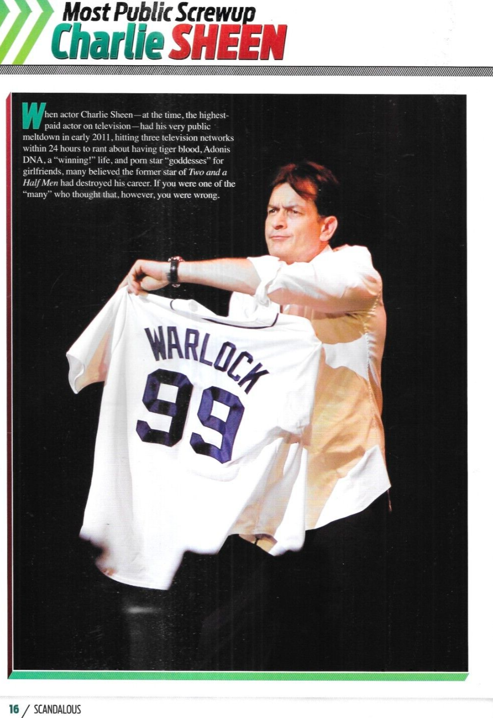 Scandalous Magazine Lindsay Lohan Charlie Sheen Amanda Bynes Sports ...