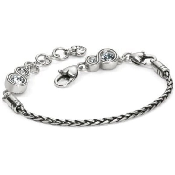 Brighton Infinity Sparkle Starter Charm Bracelet New $32 Jewelry | eBay