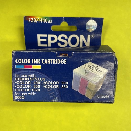 Epson 720/1440 Color Ink Cartridge S020089 Single Pack New In Box | eBay