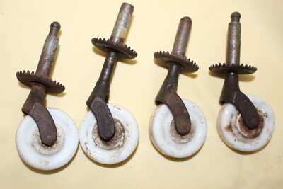 Parts & Salvaged Pieces - Porcelain Caster Wheels