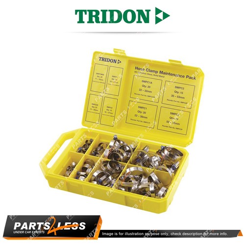 Tridon Multi-Purpose Hose Clamp Pack - SMP125 All Stainless Steel Pack ...