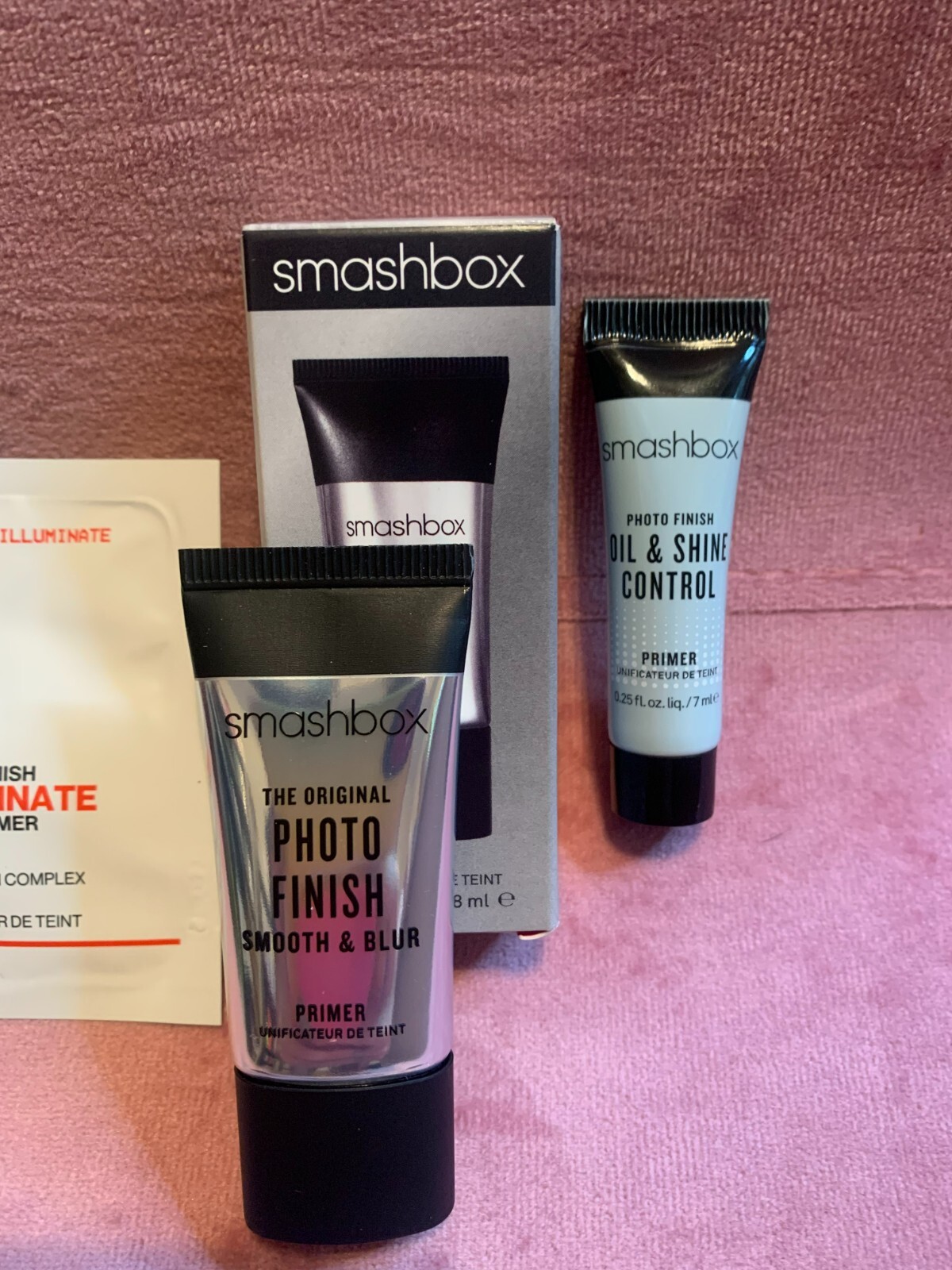 SMASHBOX Lot of Primers Sample & Deluxe Sizes, Photo Finish Smooth ...