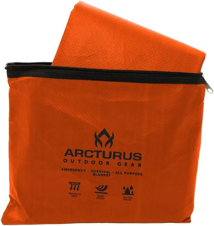 Heavy Duty Survival Blanket – Insulated Thermal Reflective Tarp - 60" x ...