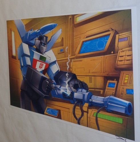 G1 Transformers Autobot Wheeljack in Lab Cybertron Poster 11x17 Box Art ...