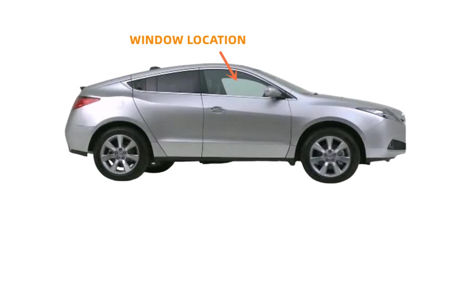 Passenger/Right Side Front Door Window Glass For 2010-2013 Acura ZDX | eBay