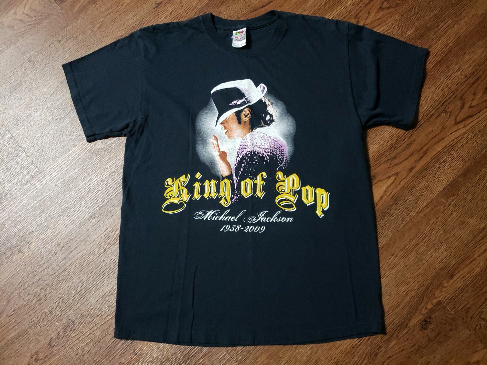 Vintage King Of Pop RIP Michael Jackson 1958 2009 L T… - Gem