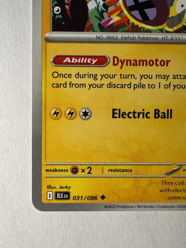 Tynamo / Eelektrik / Eelektross Evolution Line – Pokemon TCG SV Black ...