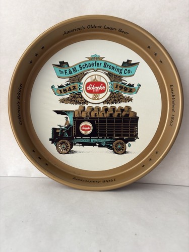 Schaffer Beer 13” Collector Beer Tray | eBay