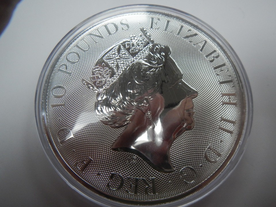 2018 10 oz British Silver Queen’s Beast Griffin Coin | eBay