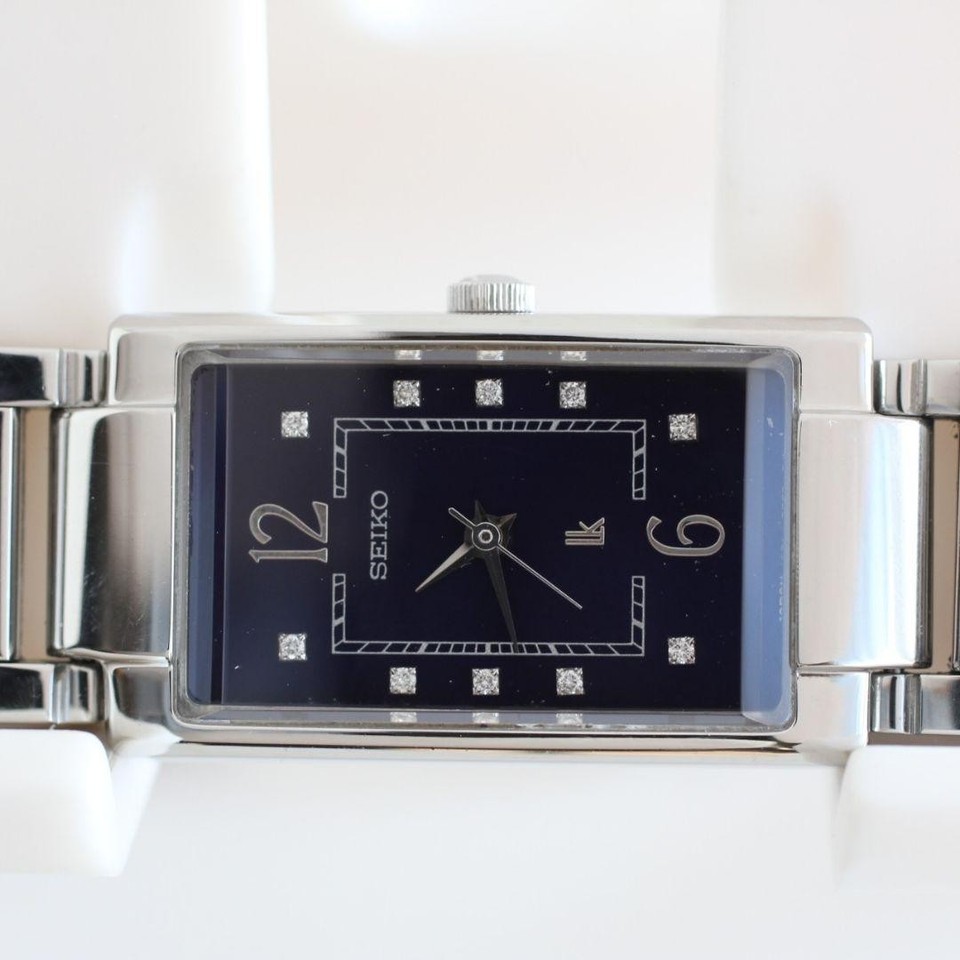 SEIKO LUKIA Watch Model 1F21-5E20 Quartz Analog Beautiful Design | eBay ...