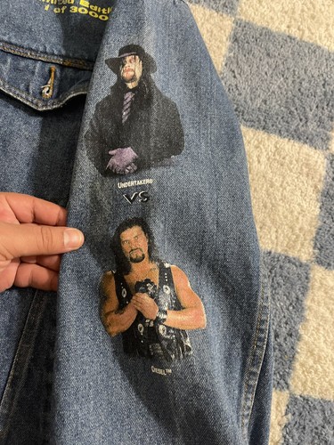 Rare Vintage 1996 WWF WWE Wrestlemania Jean Jacket Sz XXL 1 Of 3000 | eBay