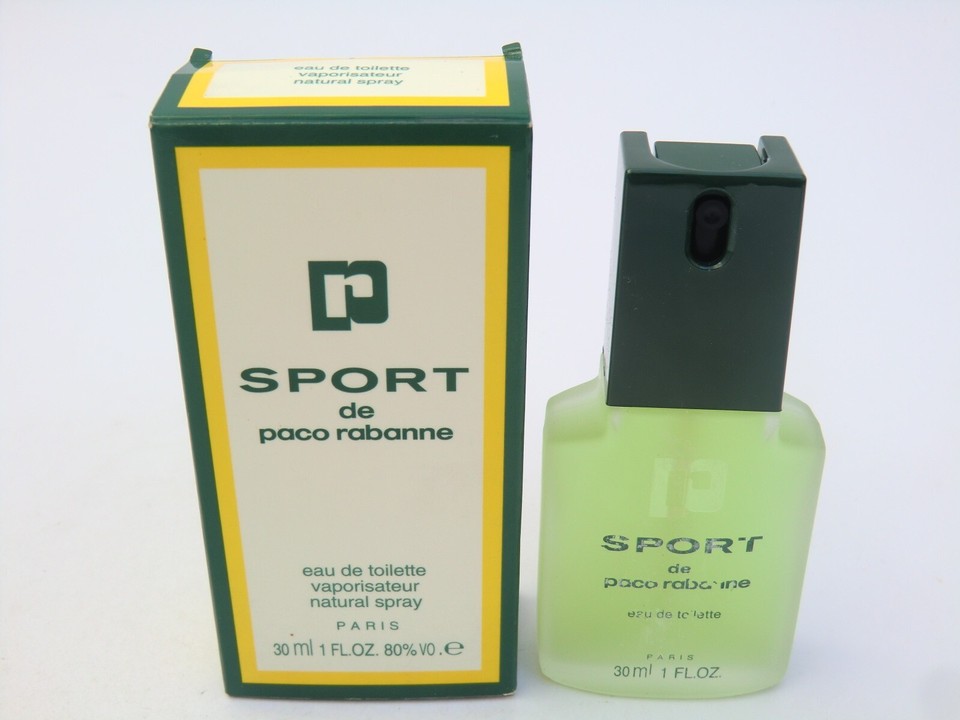 Paco Rabanne SPORT Pour Homme EDT Spray 30ml - 1.0 Oz NIB !PLS READ ...