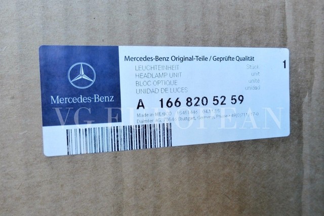 Mercedes-Benz 1668205259 for sale online | eBay