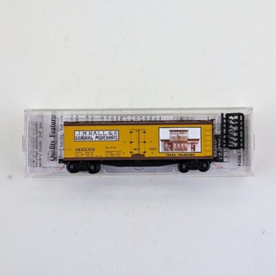 Micro-Trains Special Run N Scale 40' Wood Reefer w/Brake Wheel JM Hall ...