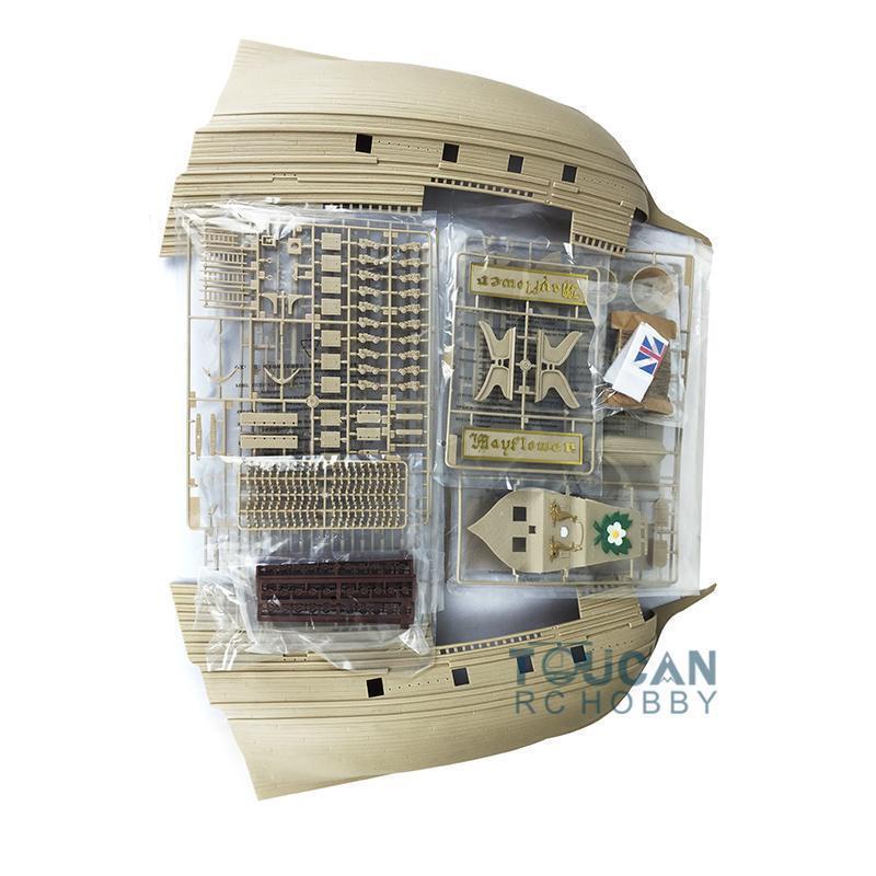 Trumpeter 01201 1/60 Mayflower Sailboat Plastic Static Boat Ship Model ...