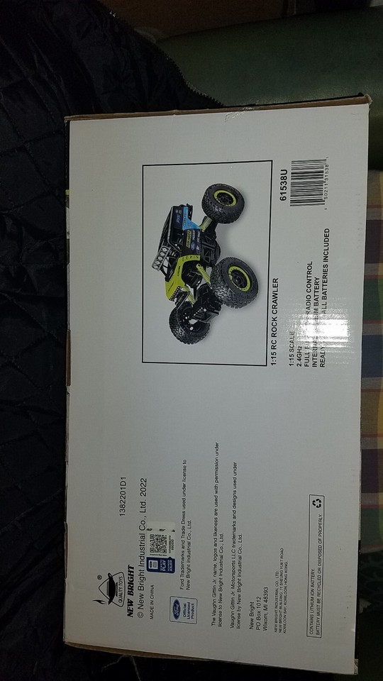 New Bright RC Vaughn Gittin Jr. Ford Bronco 1:15th Rock Crawler 4x4 | eBay
