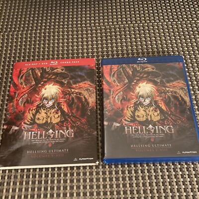 Hellsing Ultimate Volumes V-VIII 5-8 Blu-ray / DVD 5-Disc Set W/OOP Slipcover 704400091032| eBay