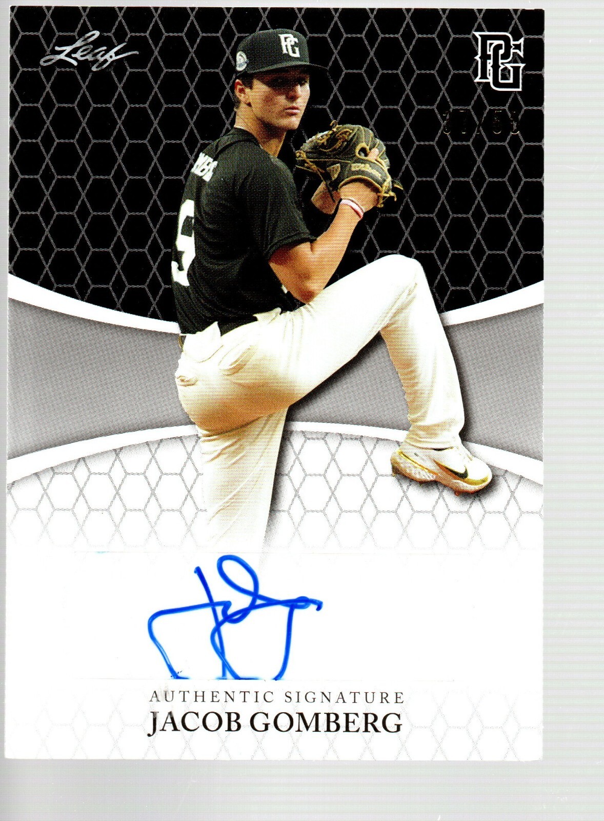 2022 Leaf Perfect Game National Showcase Auto Black BA-JG1 Jacob ...