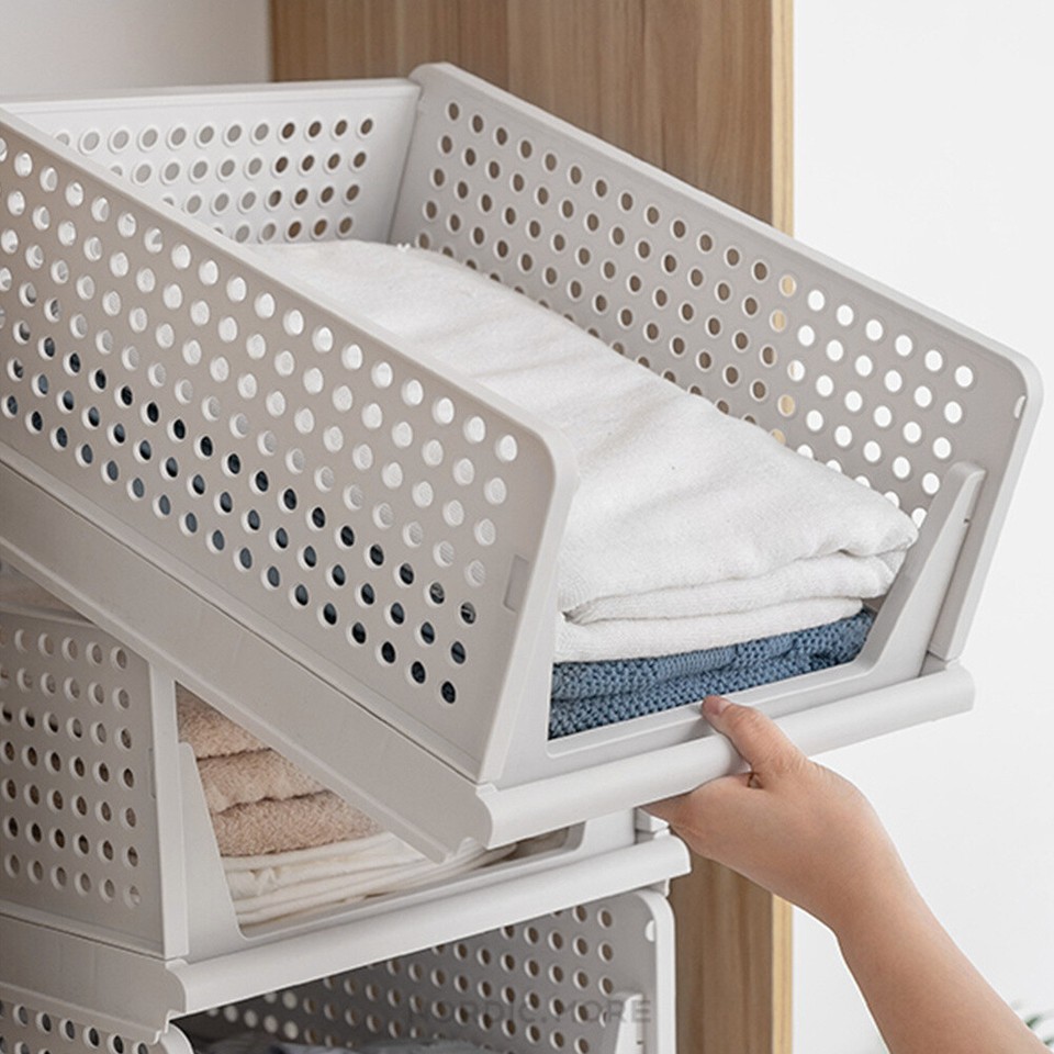 Folding Wardrobe Drawer Units Organizer Clothes Closet Stackable ...