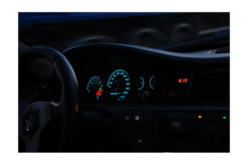 Honda Civic 1992-1995 Spoon Design Glow Gauge Speedometer Dial Eg Eh ...