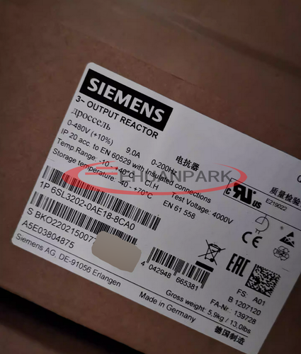 ONE New Siemens reactor 6SL3202-0AE18-8CA0 | eBay Australia