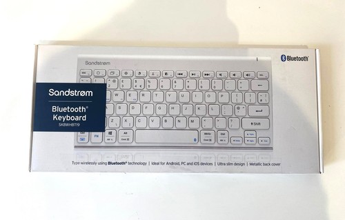 Wireless Bluetooth Keyboard for PC Mac Android iOS Slim - Sandstrom ...