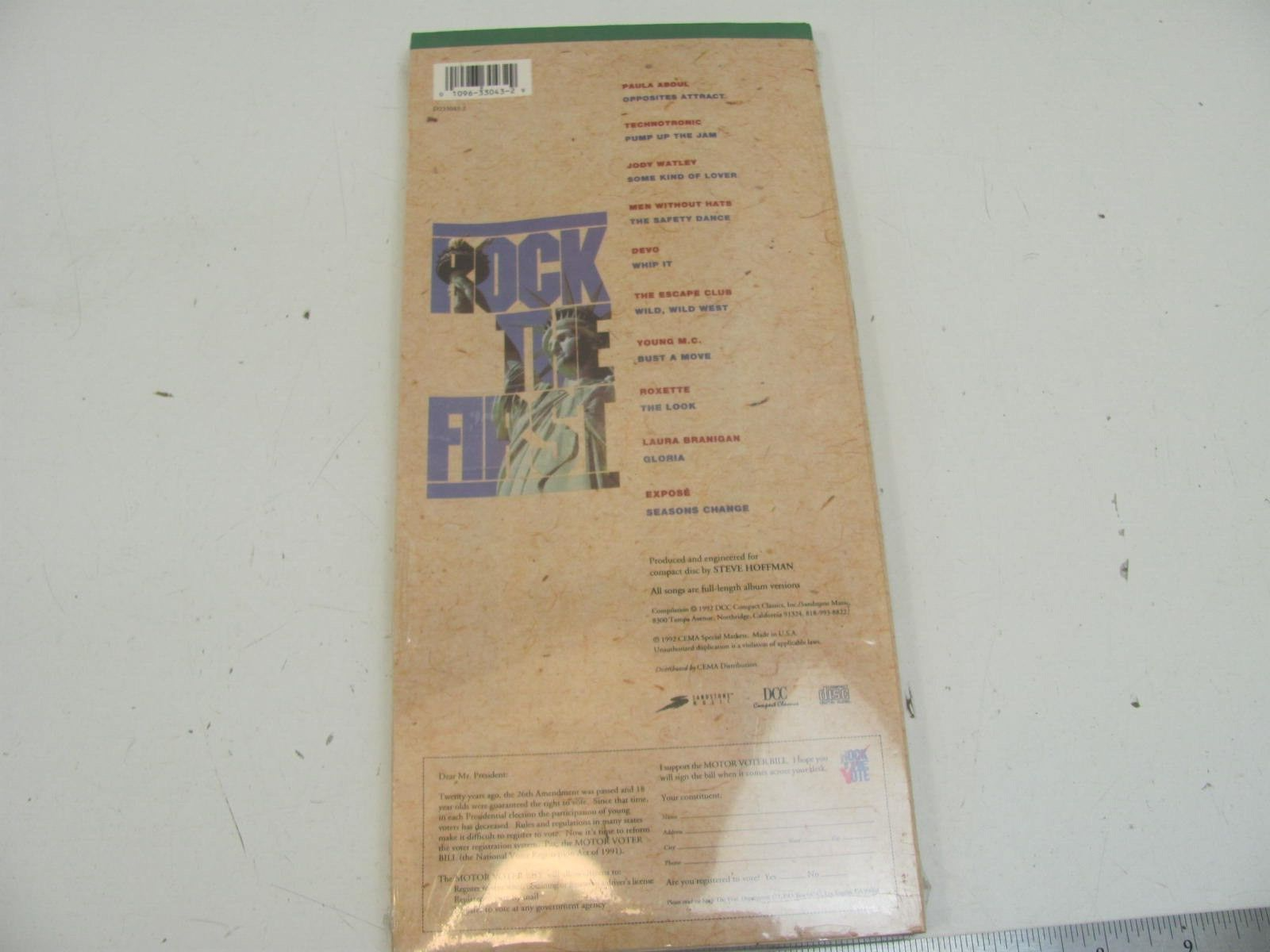 Rock the First, Vol. 3 by Various Artists (CD, 1992, Sandstone Music ...