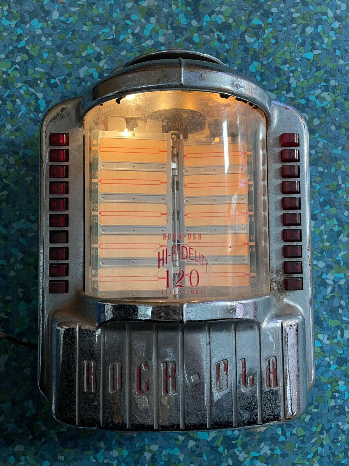 Vintage 1950's Rock-Ola Jukebox Coin-Op Wallbox | eBay