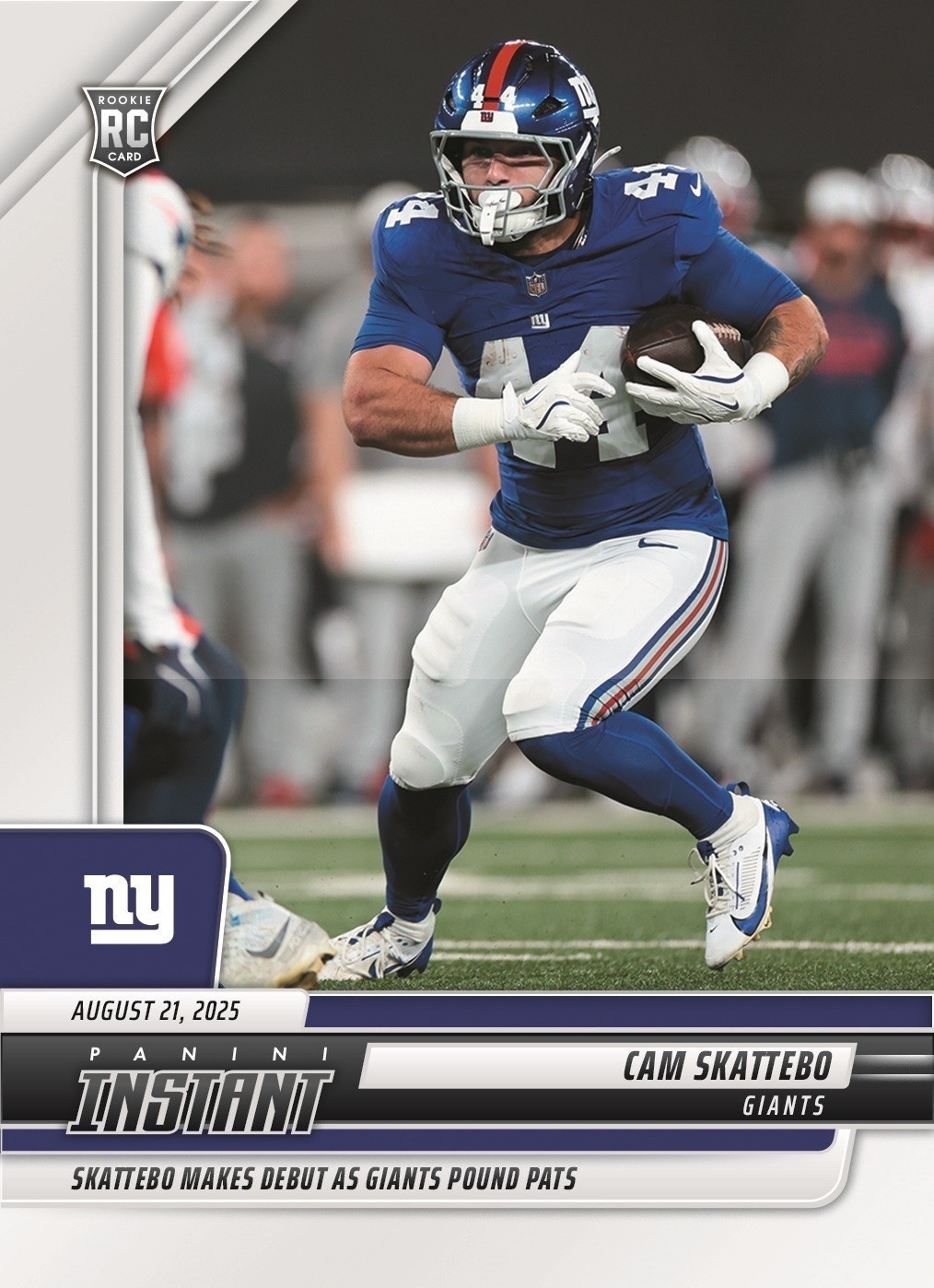 2025 Nfl Cards 2024 Leaf Metal Collegate Stars Cameron Skattebo Rooke ...
